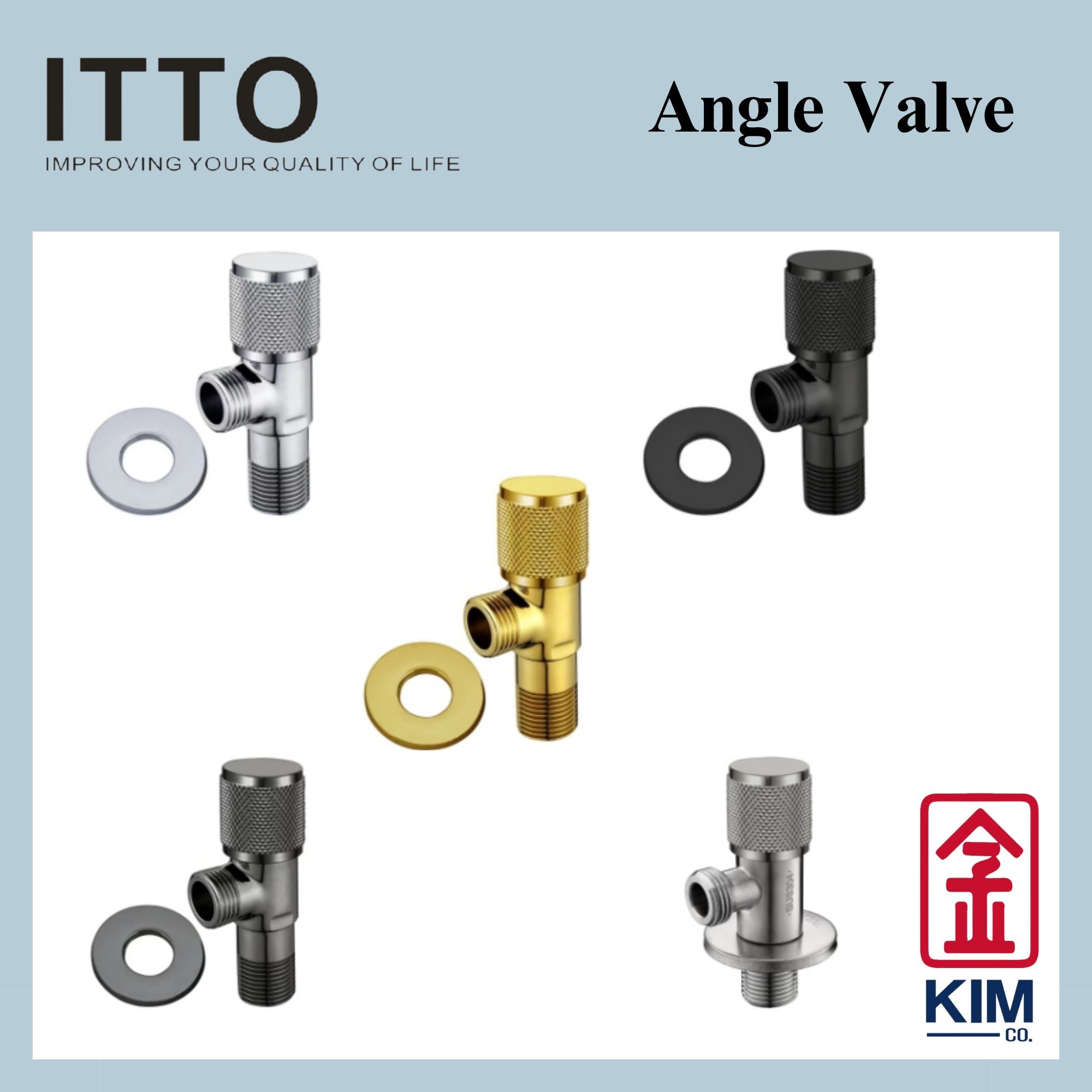Itto Stainless Steel 304 Angle Valve – Kim Company Sdn Bhd