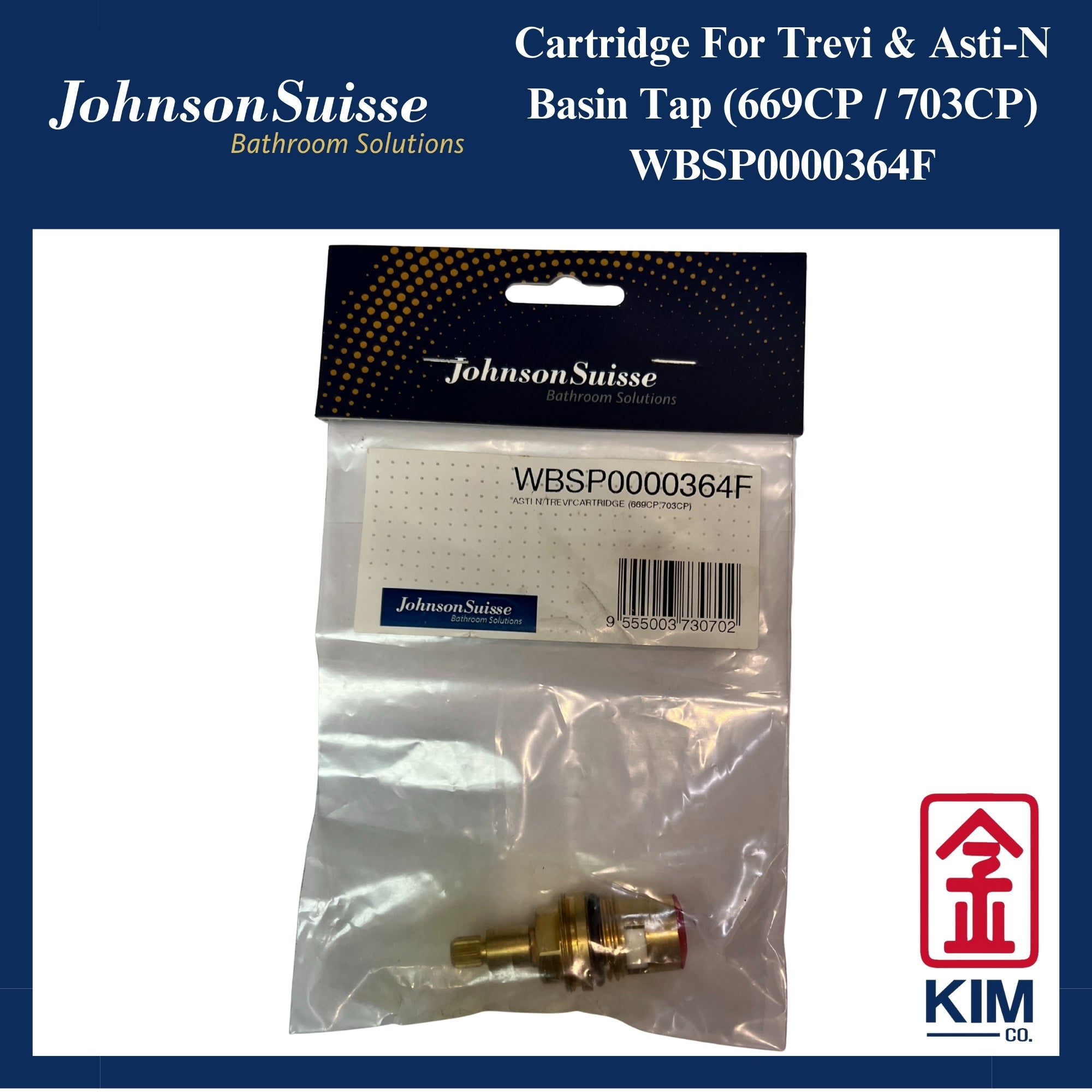 Johnson Suisse Trevi & Asti-N Basin Tap Cartridge (WBSP0000364F) – Kim ...