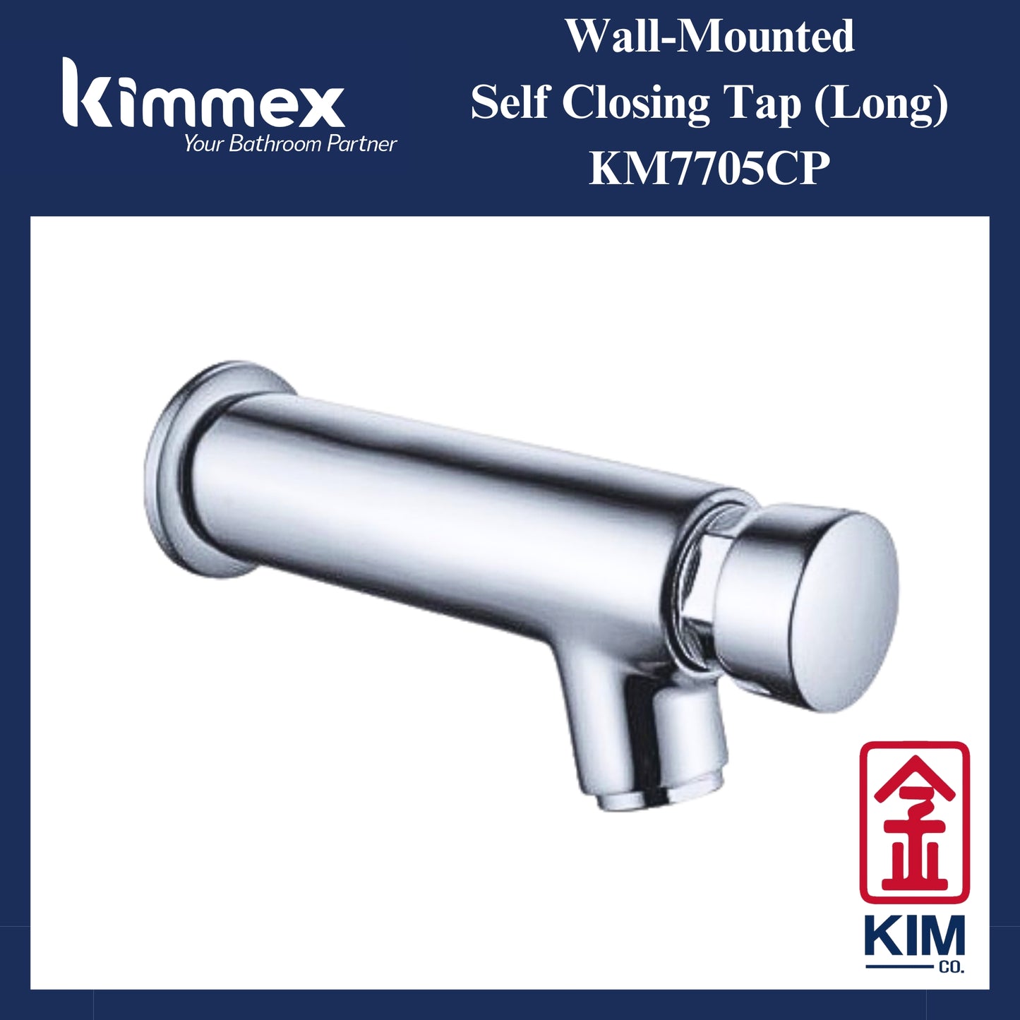 kimmex Self Closing Wall Tap (Long) (KM7705CP) – Kim Company Sdn Bhd